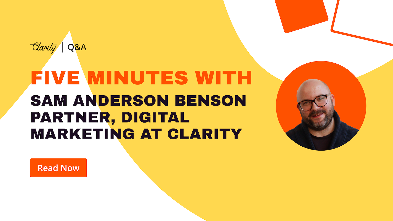 Five Minutes with, Sam Anderson Benson Partner, Digital Marketing at ...